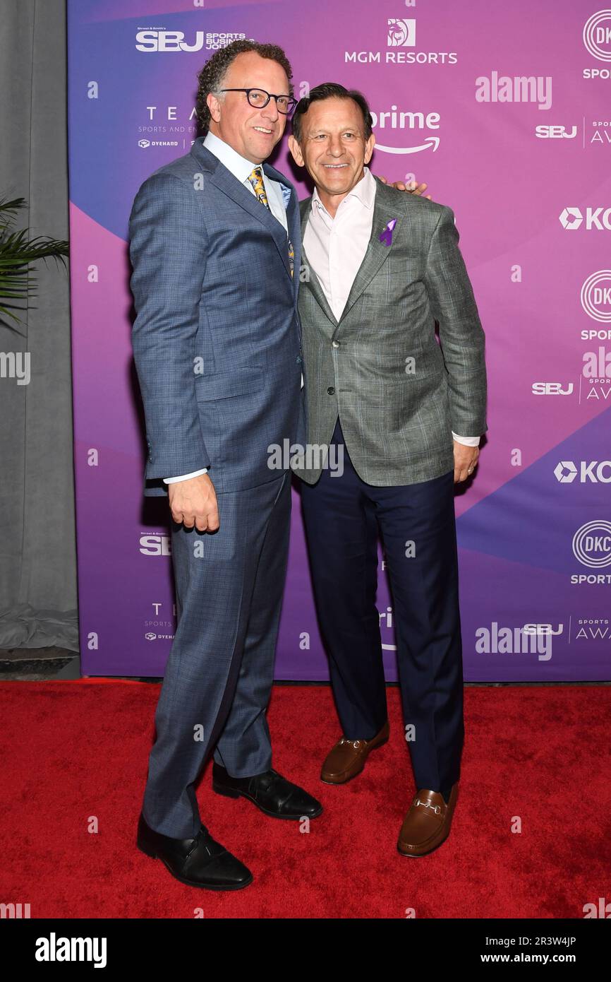 New York, USA. 24th May, 2023. Abe Madkour and St. Louis Blue President ...