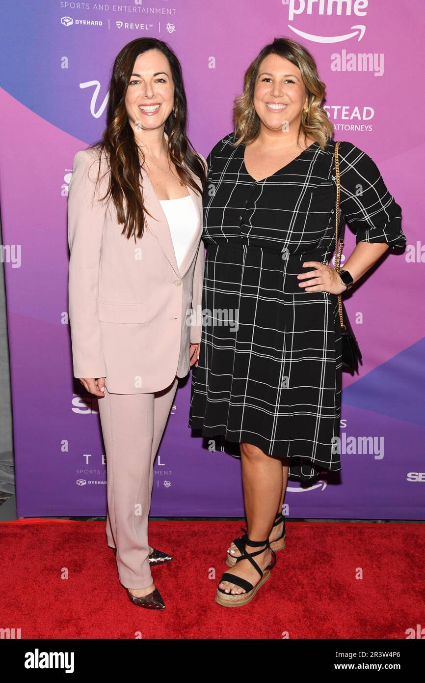 New York, USA. 24th May, 2023. Michelle McCarthy and MSG Sports ...
