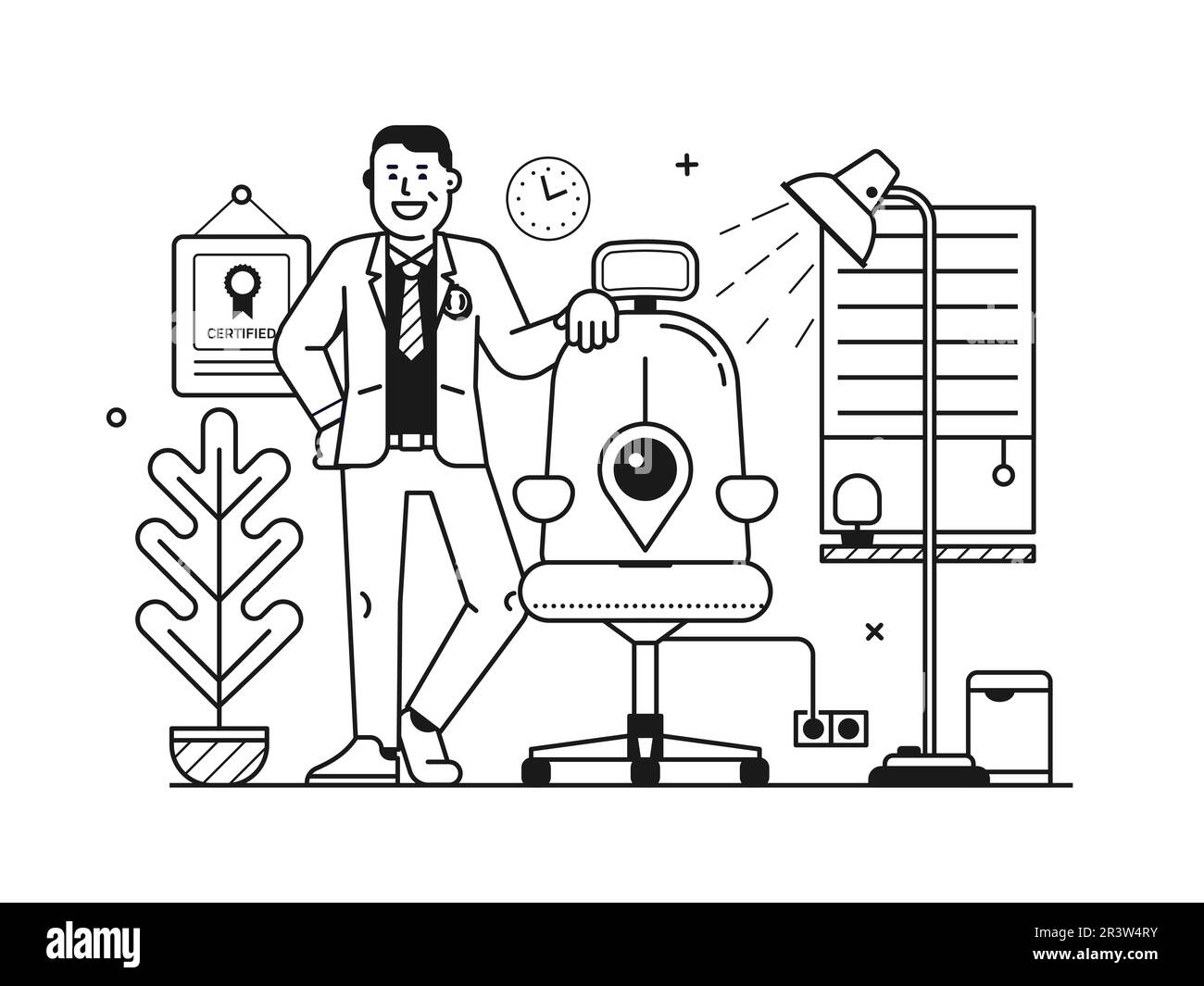 Online recruiter hiring Cut Out Stock Images & Pictures - Alamy