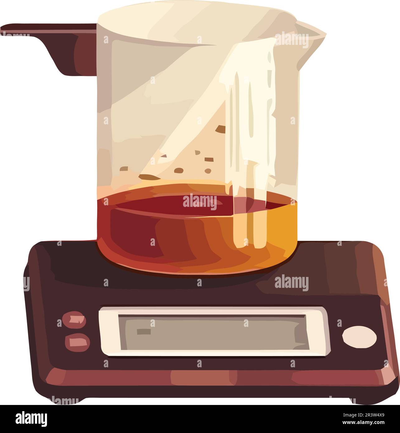Antique glass beaker Stock Vector Images - Alamy