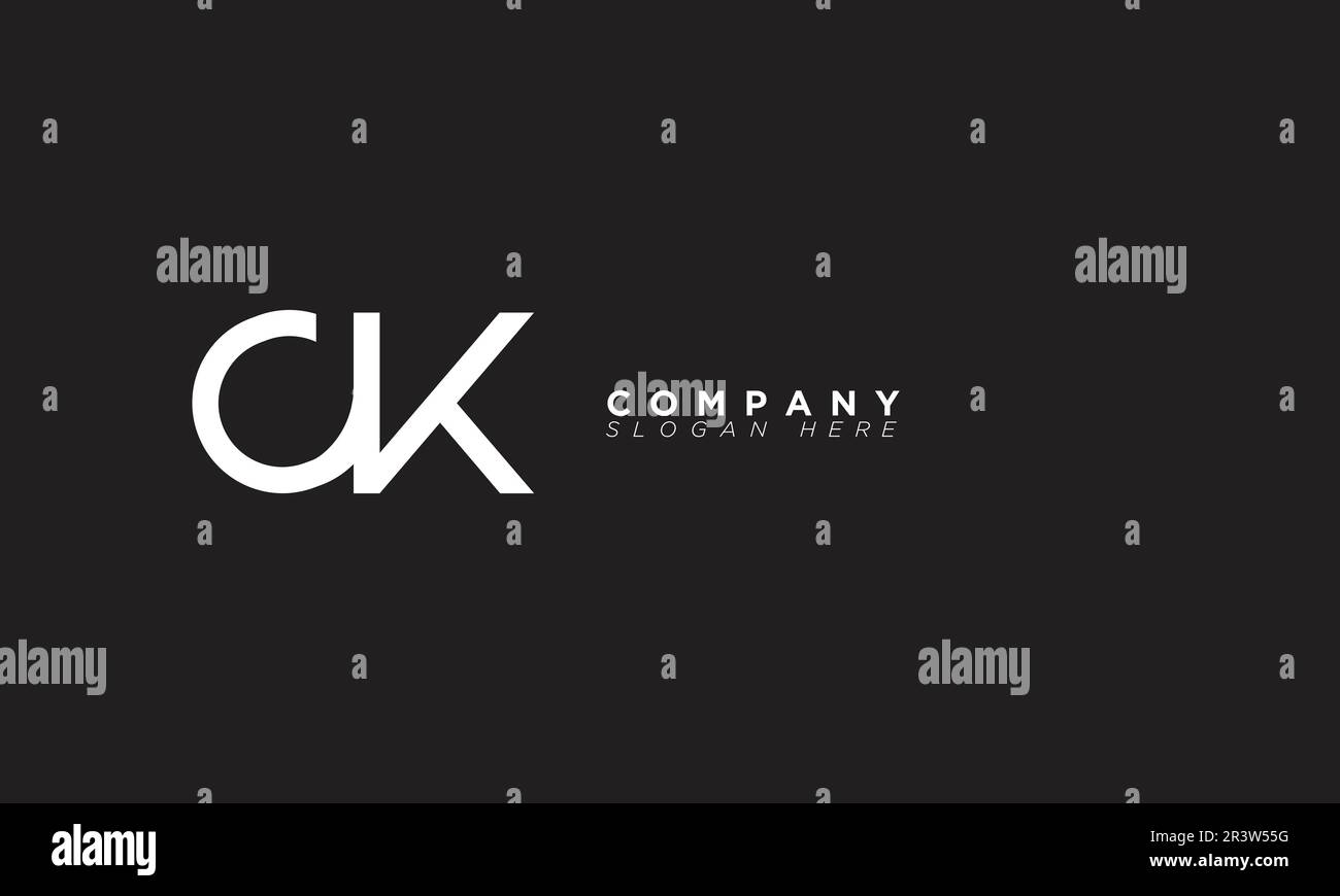CK Alphabet letters Initials Monogram logo Stock Vector Image & Art - Alamy