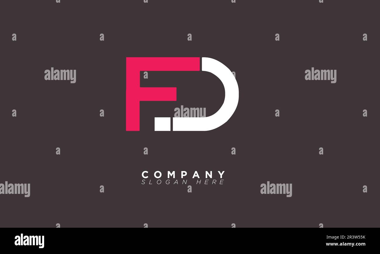 FD Alphabet letters Initials Monogram logo Stock Vector Image & Art - Alamy