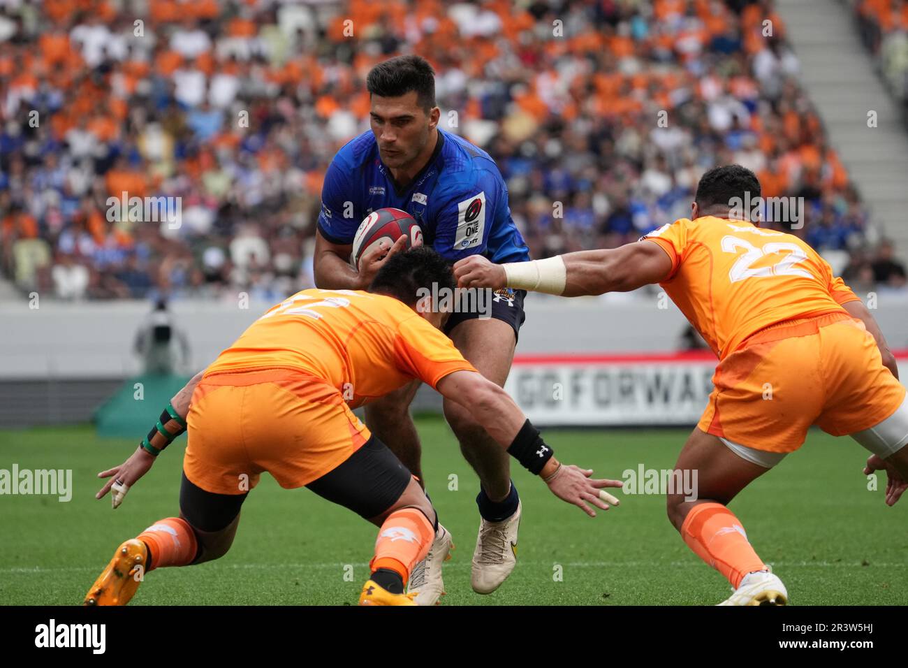 Panasonic Wild Knights' Damian de Allende during the 2022-23 Japan ...