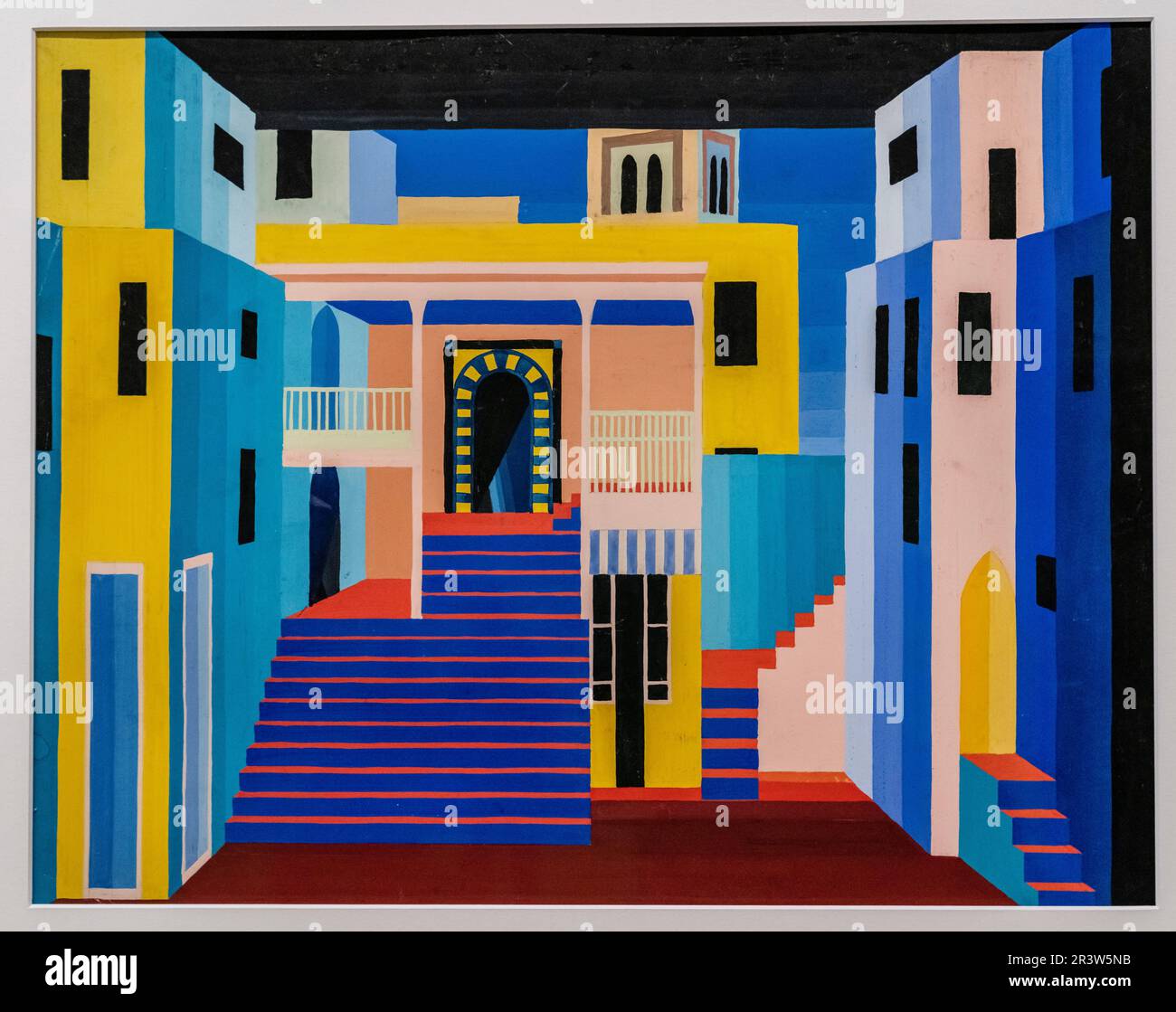 Stage scenery design Stock Photo - Alamy