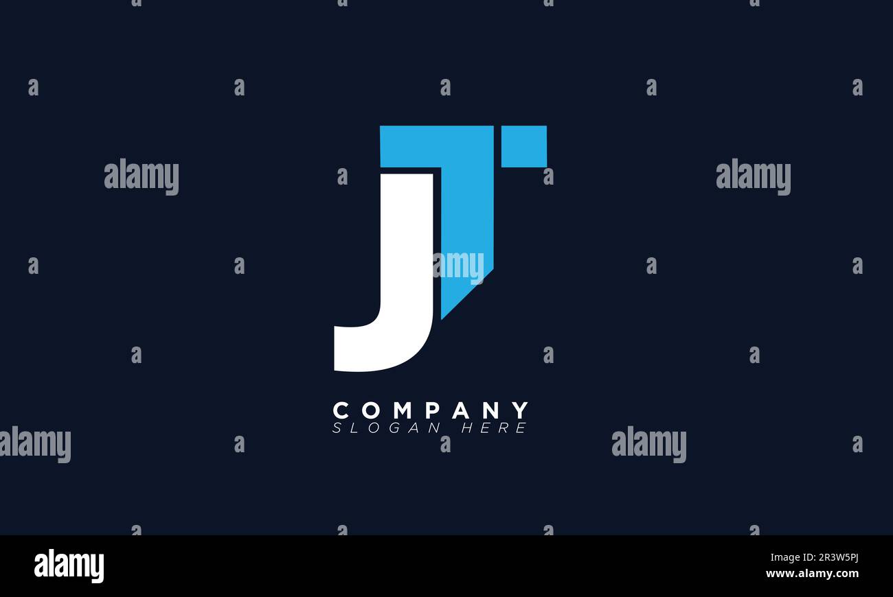 JT Alphabet letters Initials Monogram logo Stock Vector Image & Art - Alamy