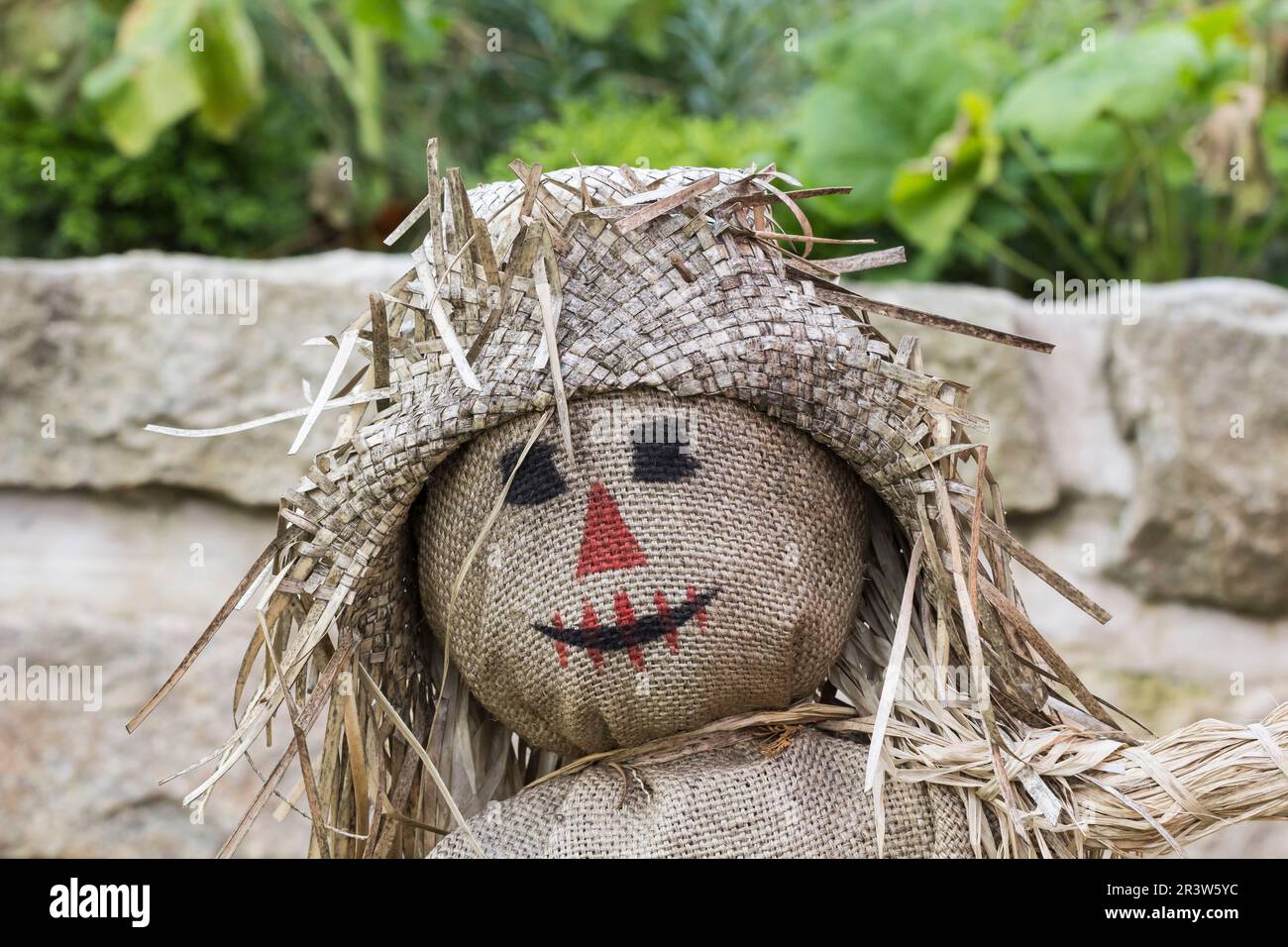German straw doll, face Stock Photo - Alamy
