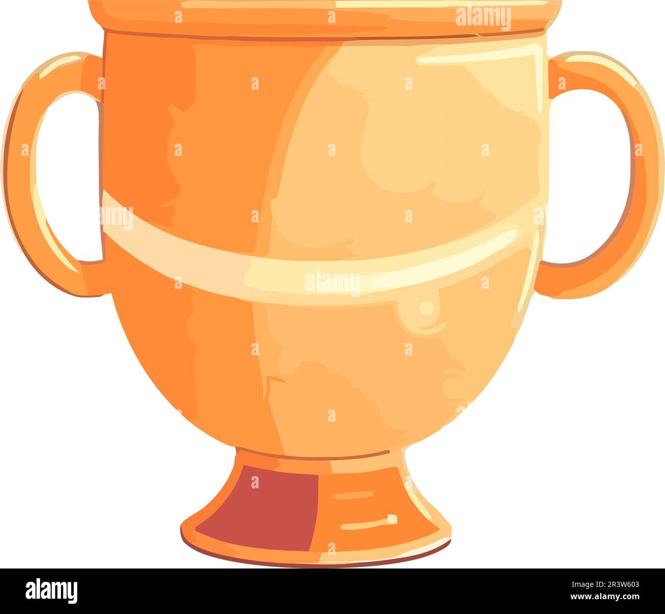 Success symbolized by shiny trophy Stock Vector Image & Art - Alamy