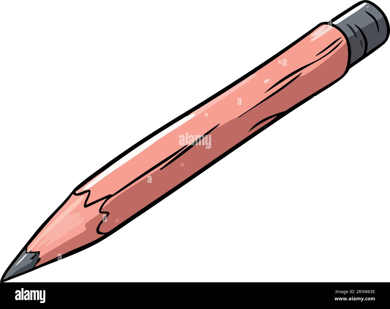 Sharp pencil sketch on white background Stock Vector Image & Art - Alamy