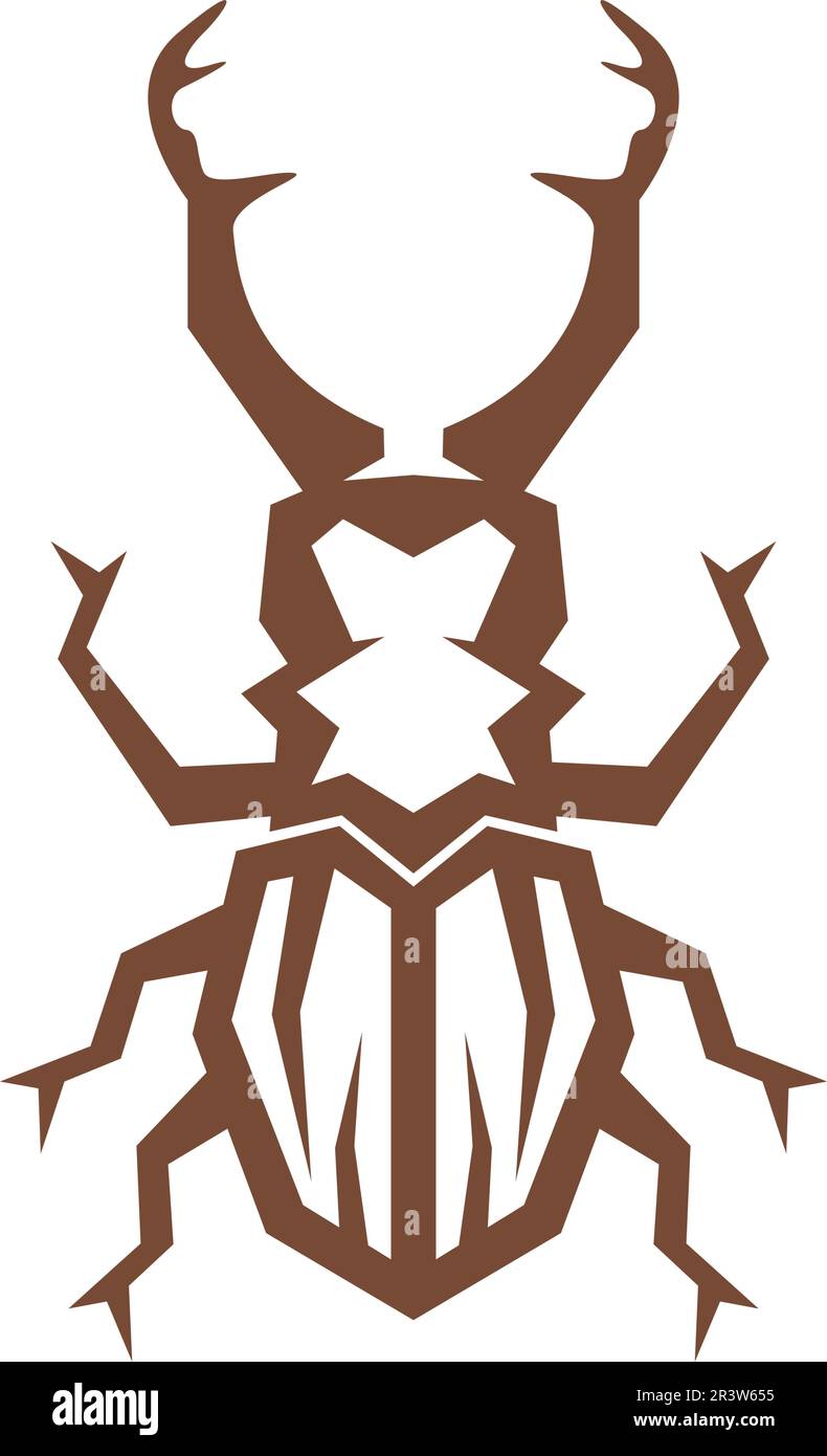 Beetle logo icon design illustration Stock Vector Image & Art - Alamy