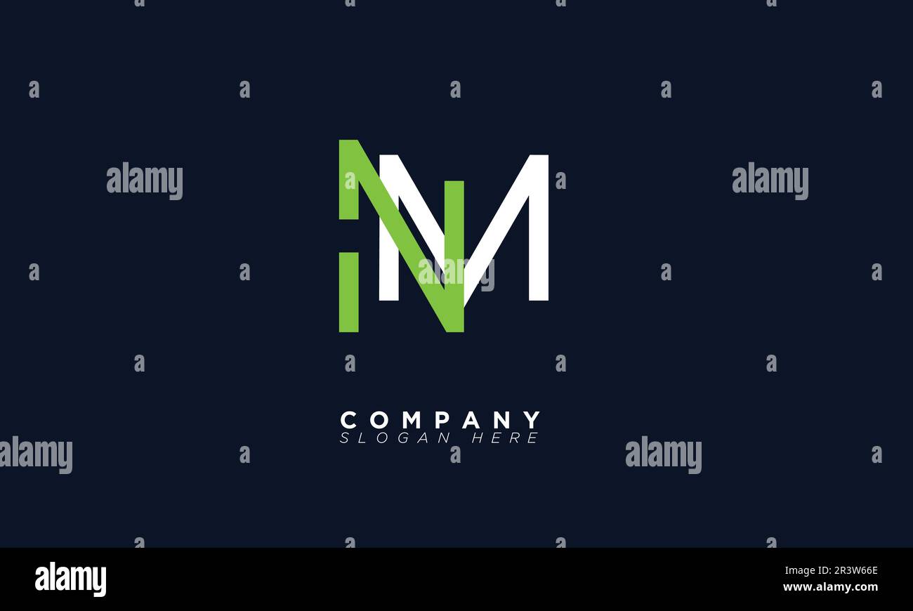NM Alphabet letters Initials Monogram logo Stock Vector Image & Art - Alamy