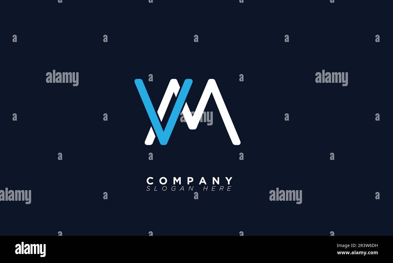VM Alphabet letters Initials Monogram logo Stock Vector Image & Art - Alamy