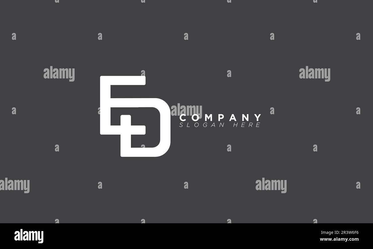 ED Alphabet letters Initials Monogram logo Stock Vector Image & Art - Alamy