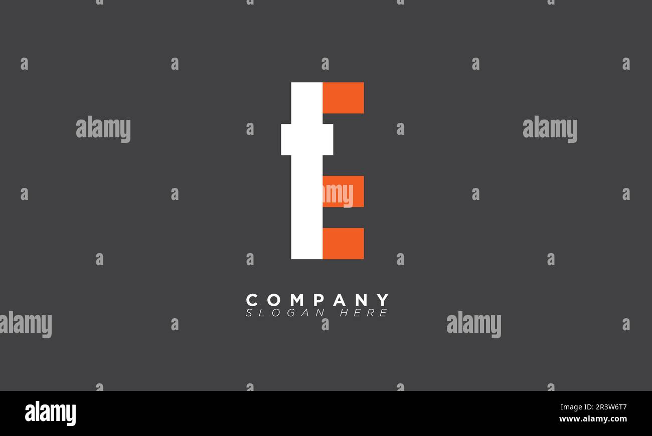 TE Alphabet letters Initials Monogram logo Stock Vector Image & Art - Alamy