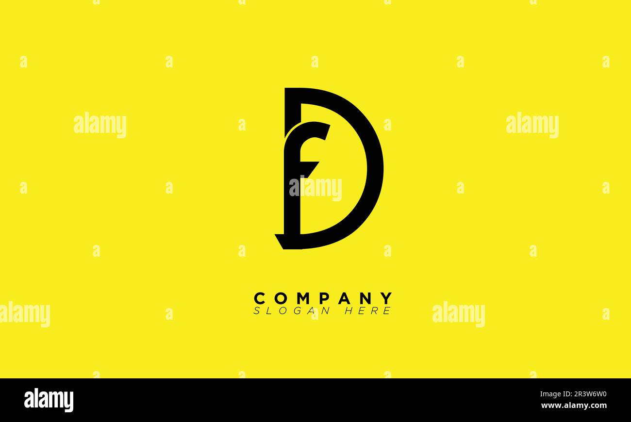 FD Alphabet letters Initials Monogram logo Stock Vector Image & Art - Alamy