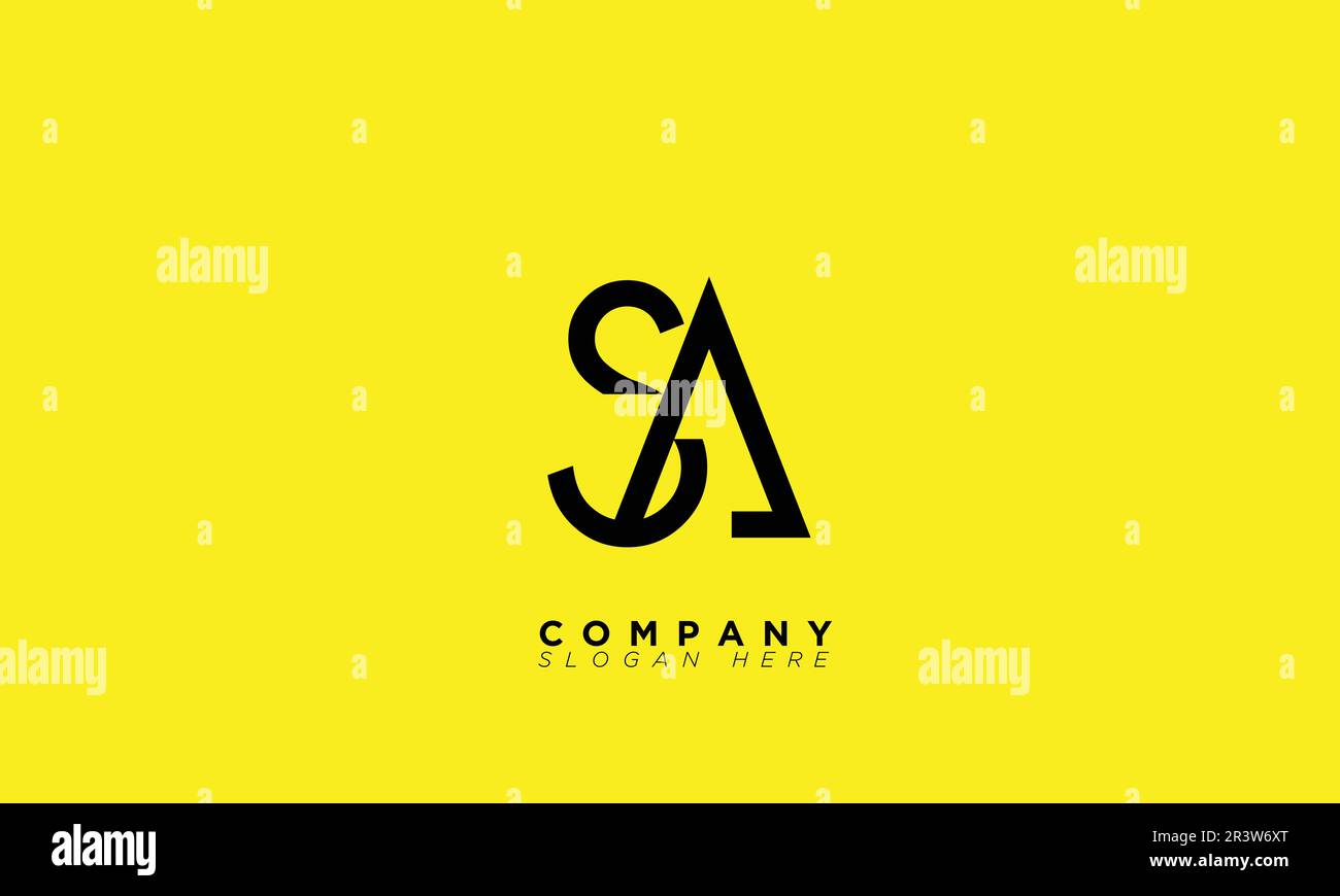 SA Alphabet letters Initials Monogram logo Stock Vector Image & Art - Alamy