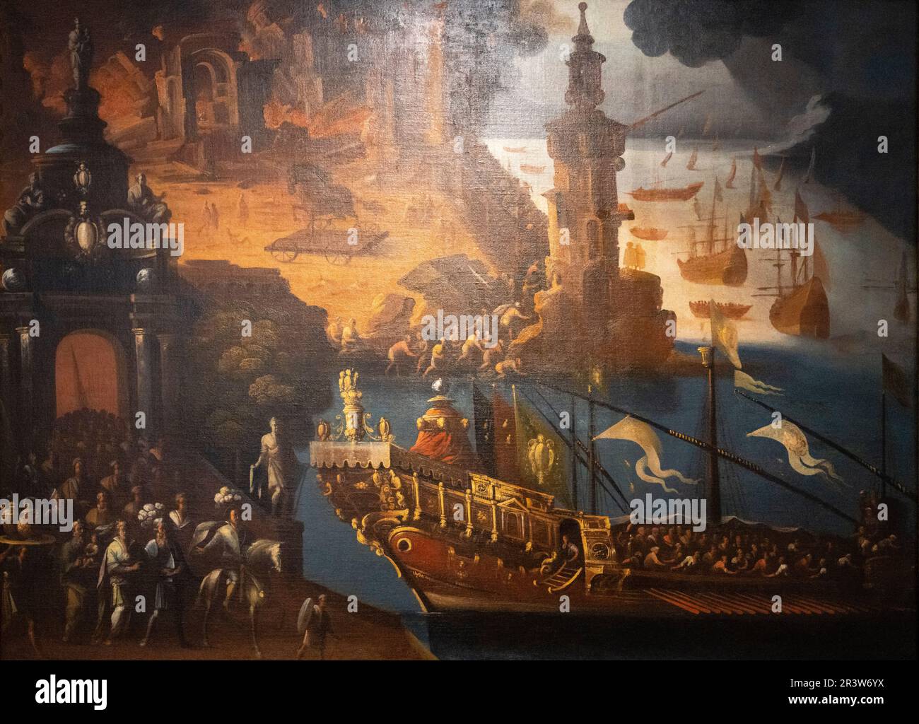 The sack of troy Stock Photo - Alamy