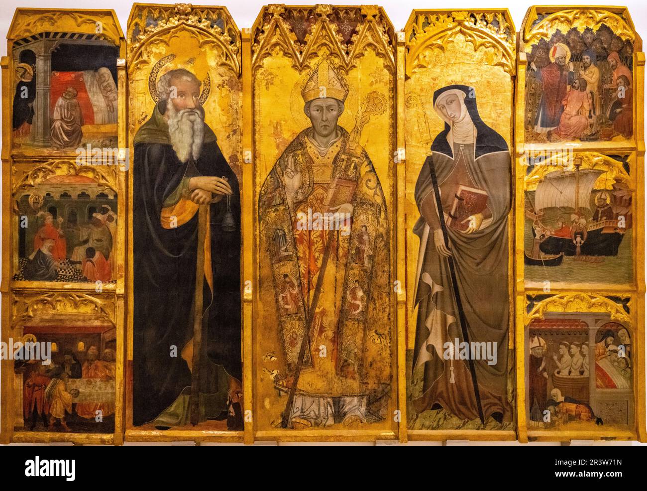 Altarpiece of Saint Nicholas Stock Photo - Alamy