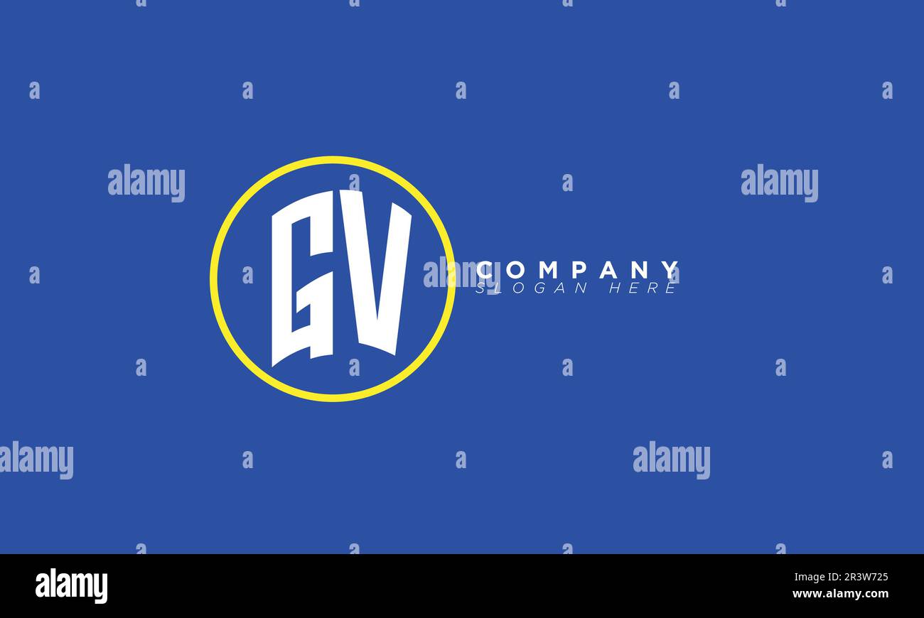GV Alphabet letters Initials Monogram logo Stock Vector Image & Art - Alamy