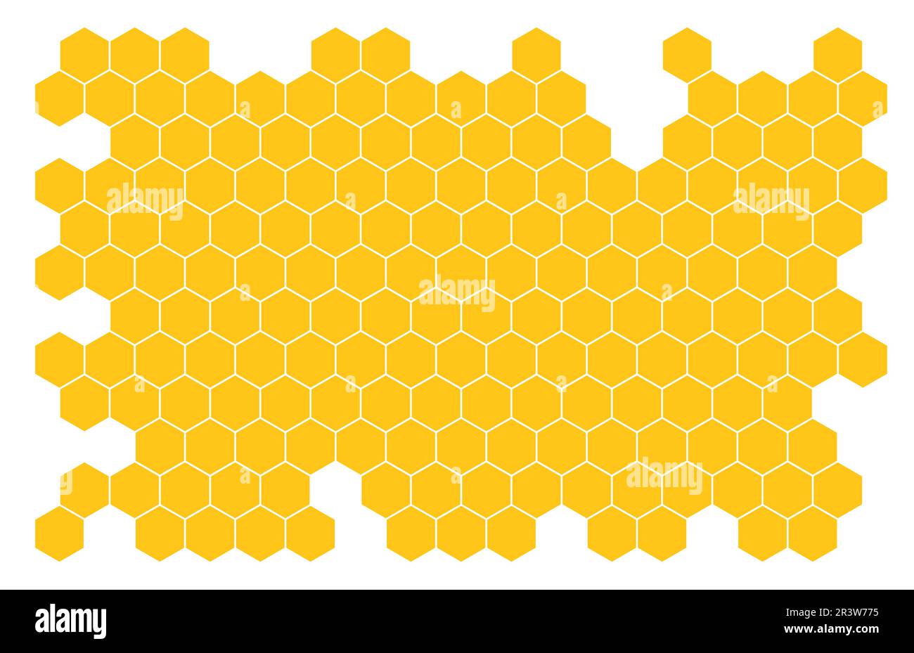 Bee honeycomb vector background honey illustration. Beehive honeycomb vector abstract cartoon ...