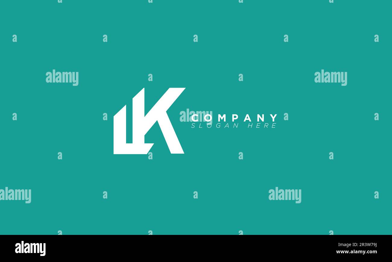 LK Alphabet letters Initials Monogram logo Stock Vector Image & Art - Alamy