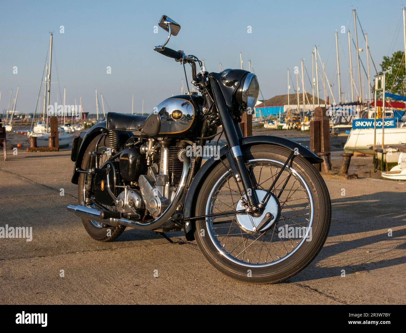 1953 BSA 'Plunger' Stock Photo - Alamy
