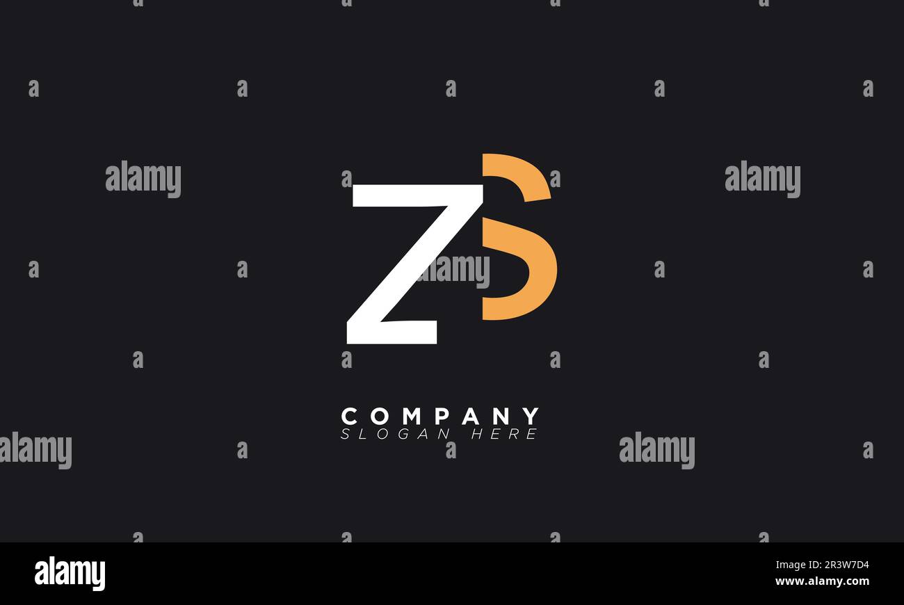 ZS Alphabet letters Initials Monogram logo Stock Vector Image & Art - Alamy