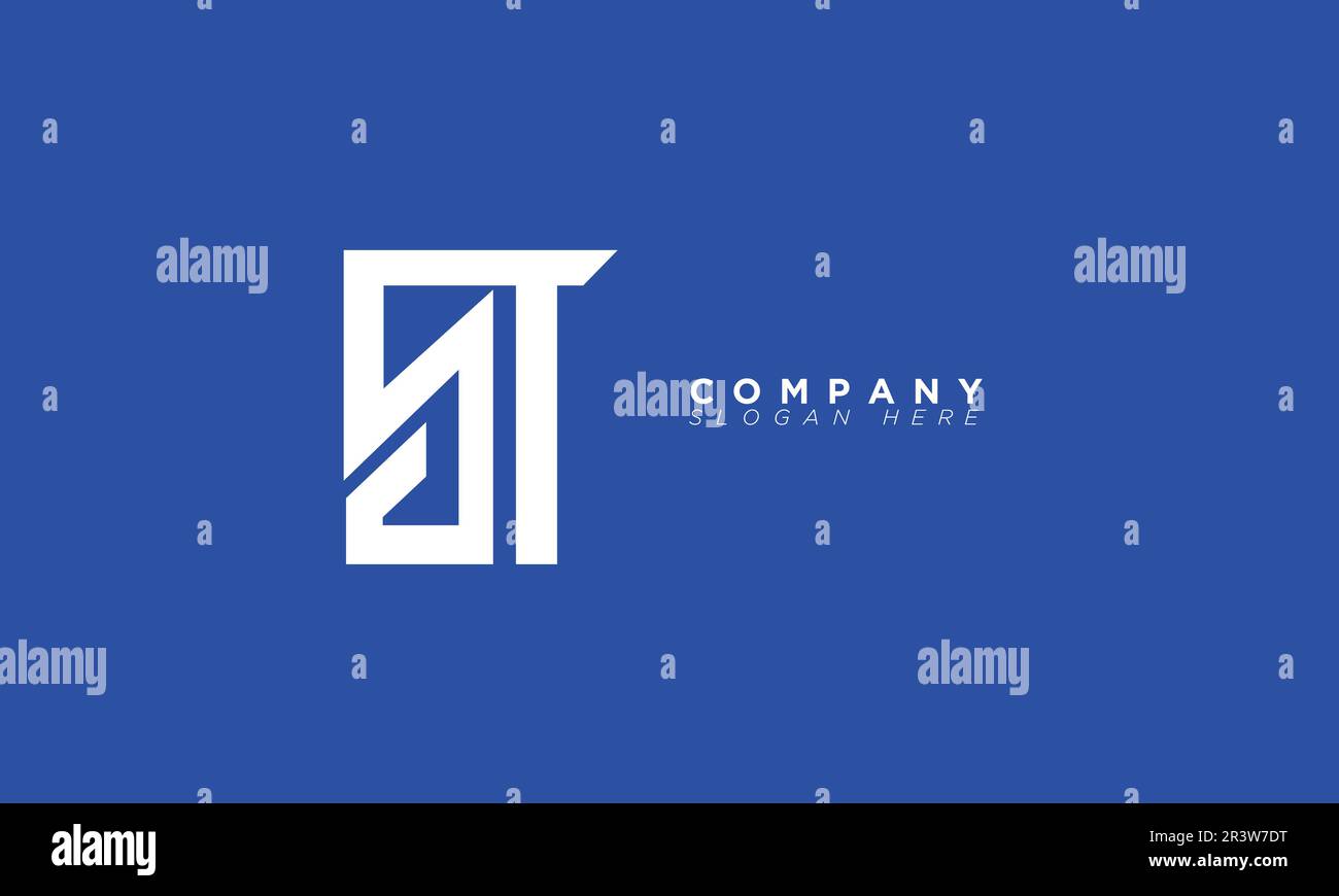 ST Alphabet letters Initials Monogram logo Stock Vector Image & Art - Alamy