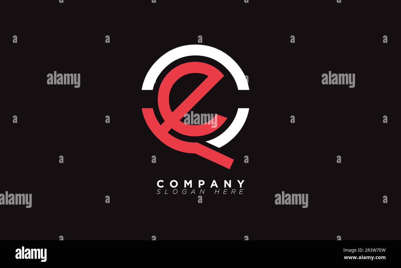 QE Alphabet letters Initials Monogram logo Stock Vector Image & Art - Alamy