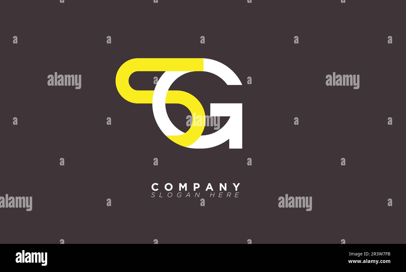 SG Alphabet letters Initials Monogram logo Stock Vector Image & Art - Alamy