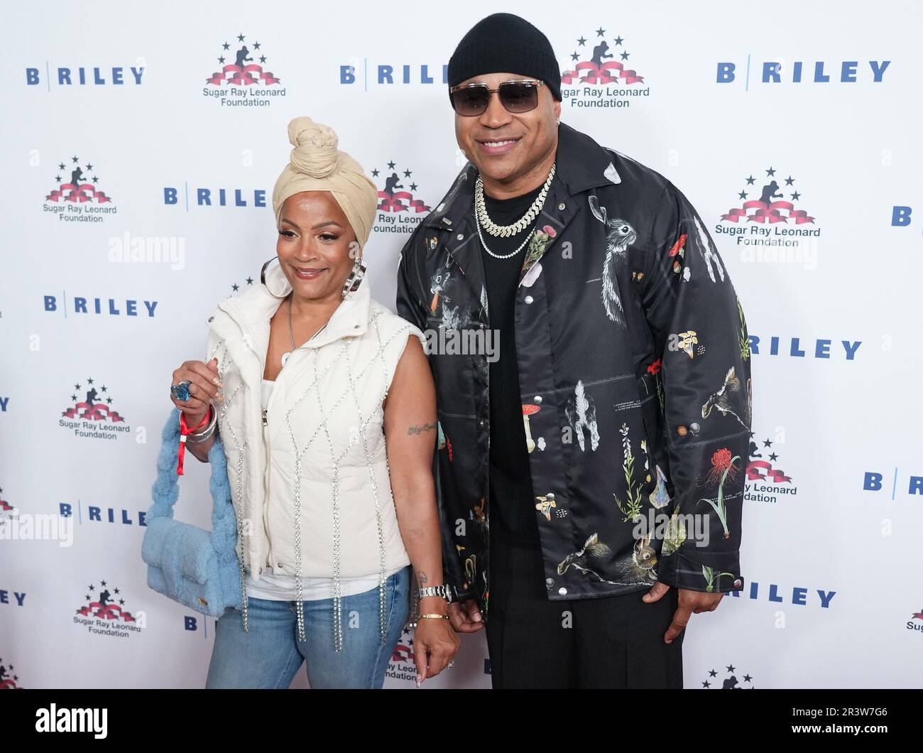 Los Angeles, USA. 24th May, 2023. (L-R) Simone Smith and LL Cool J at ...