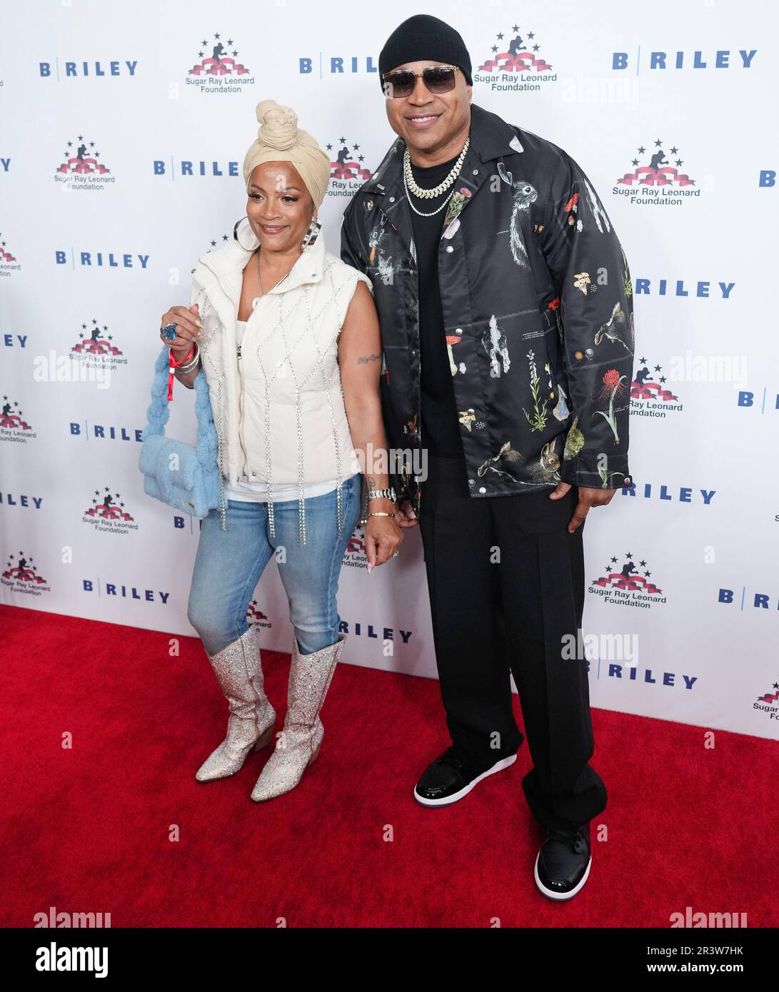 Los Angeles, USA. 24th May, 2023. (L-R) Simone Smith and LL Cool J at ...