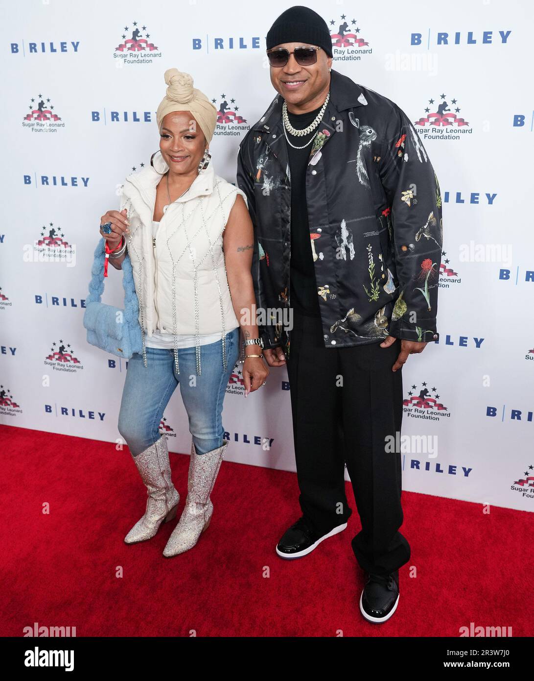 Los Angeles, USA. 24th May, 2023. (L-R) Simone Smith and LL Cool J at ...