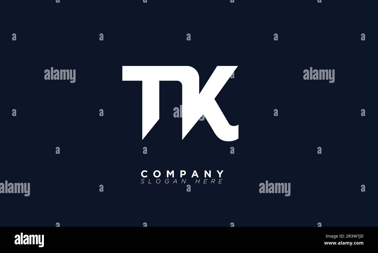 TK Alphabet letters Initials Monogram logo Stock Vector Image & Art - Alamy