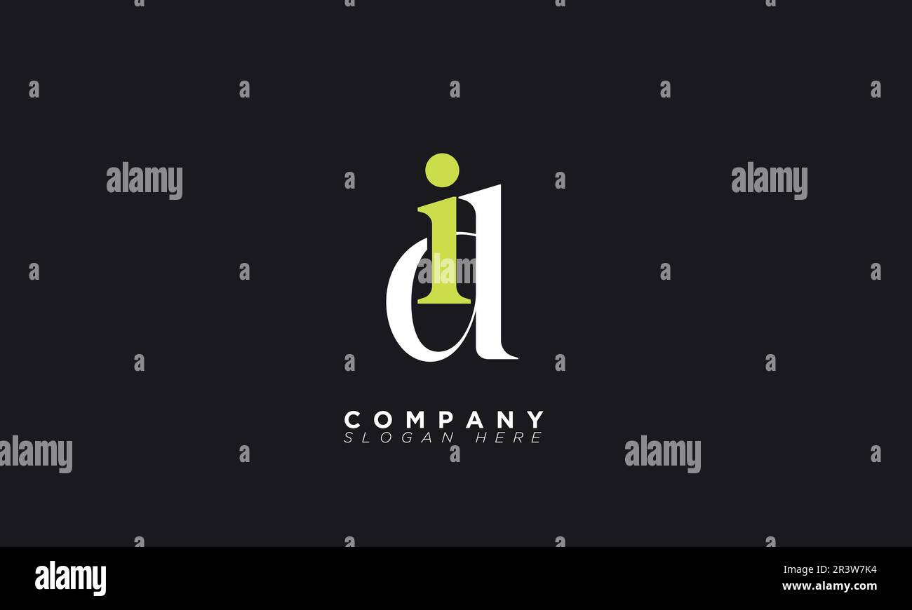 ID Alphabet letters Initials Monogram logo Stock Vector Image & Art - Alamy