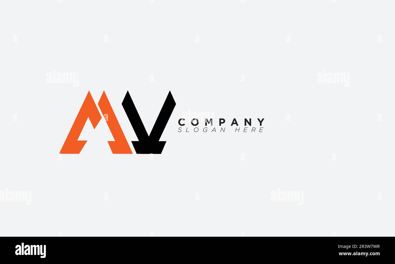 MV Alphabet letters Initials Monogram logo Stock Vector Image & Art - Alamy