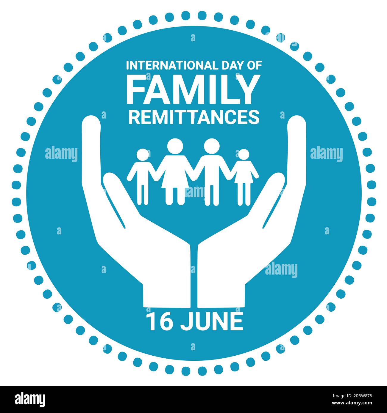 International Day of Family Remittances Vector illustration . June 16 ...