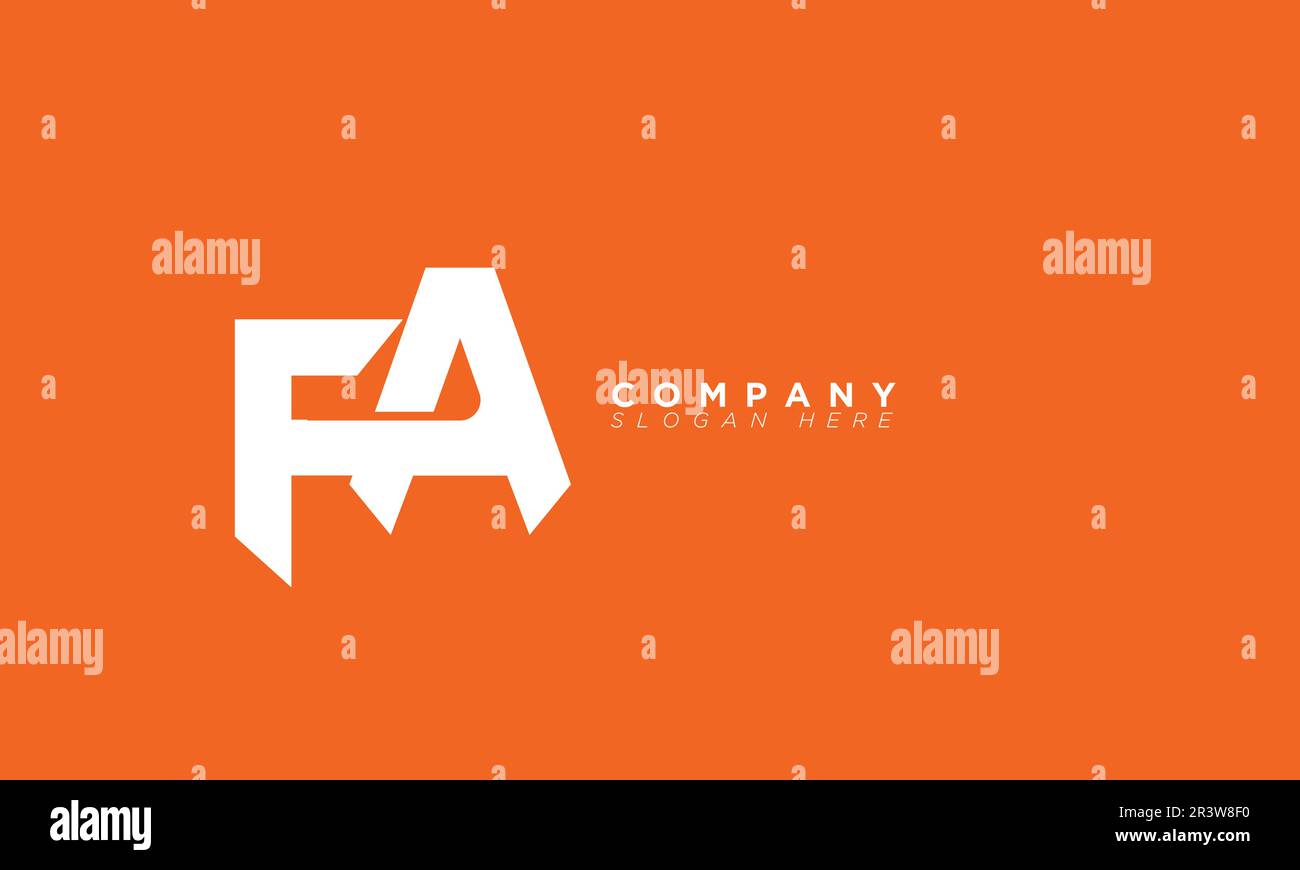 Fa font Stock Vector Images - Alamy