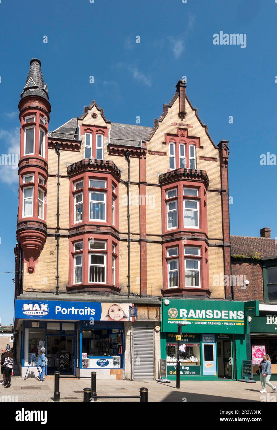 The 19th century Edinburgh Buildings on King Street, South Shields ...