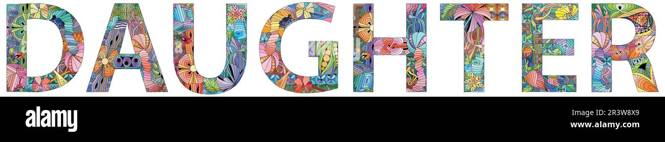 Daughter calligraphy hi-res stock photography and images - Alamy