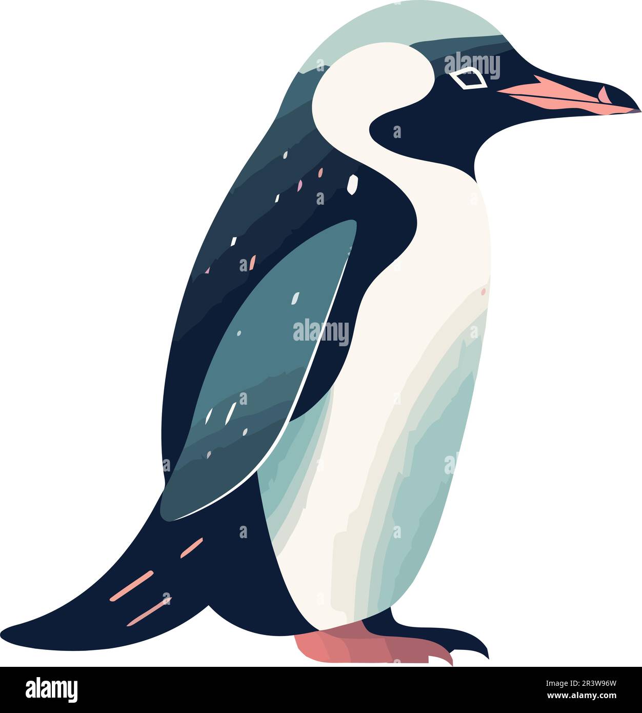 Cute penguin arctic animal Stock Vector Image & Art - Alamy