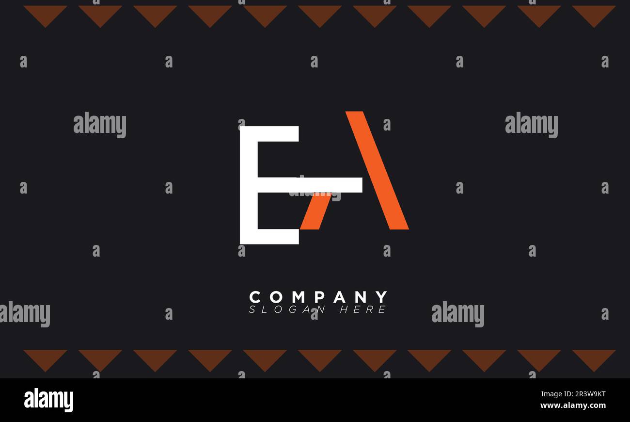 EA Alphabet letters Initials Monogram logo Stock Vector Image & Art - Alamy