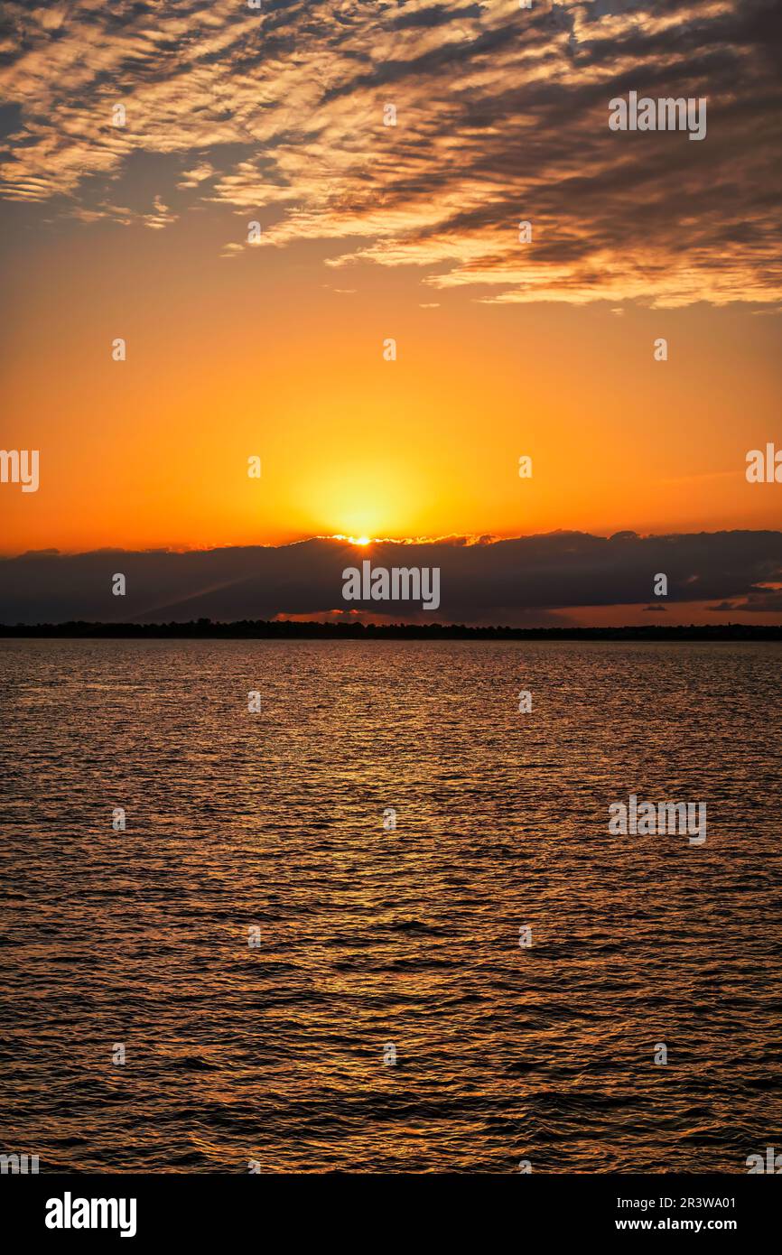 Sunset in Australia Stock Photo - Alamy