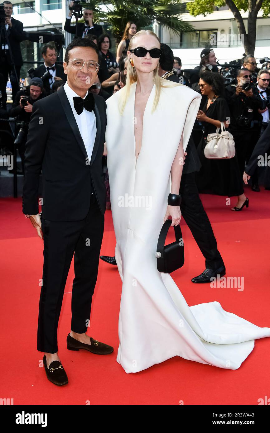 Omar Harfouch, Yulia Harfouch 76th Cannes Film Festival Red Carpet of the movie -La Passion de ...