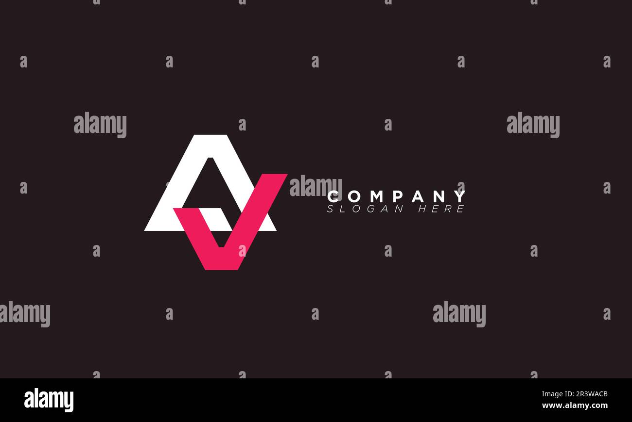 AV Alphabet letters Initials Monogram logo Stock Vector Image & Art - Alamy
