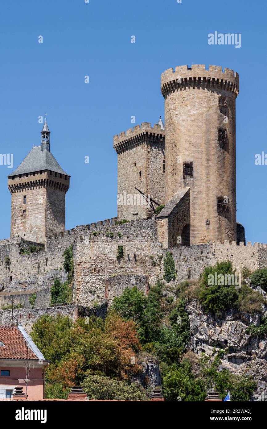 Castle of Foix Stock Photo - Alamy