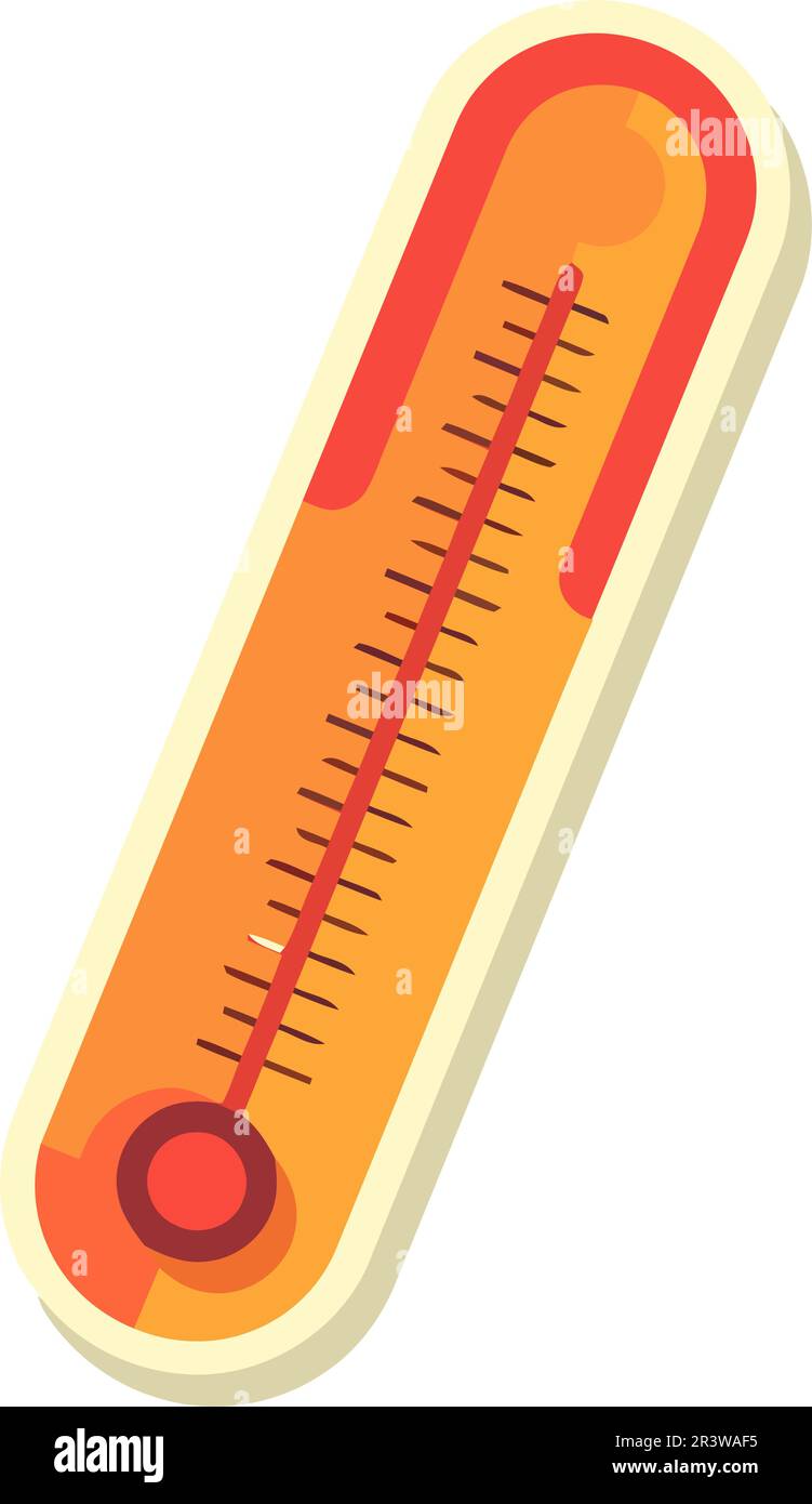 Measuring fever with thermometer Stock Vector Image & Art - Alamy