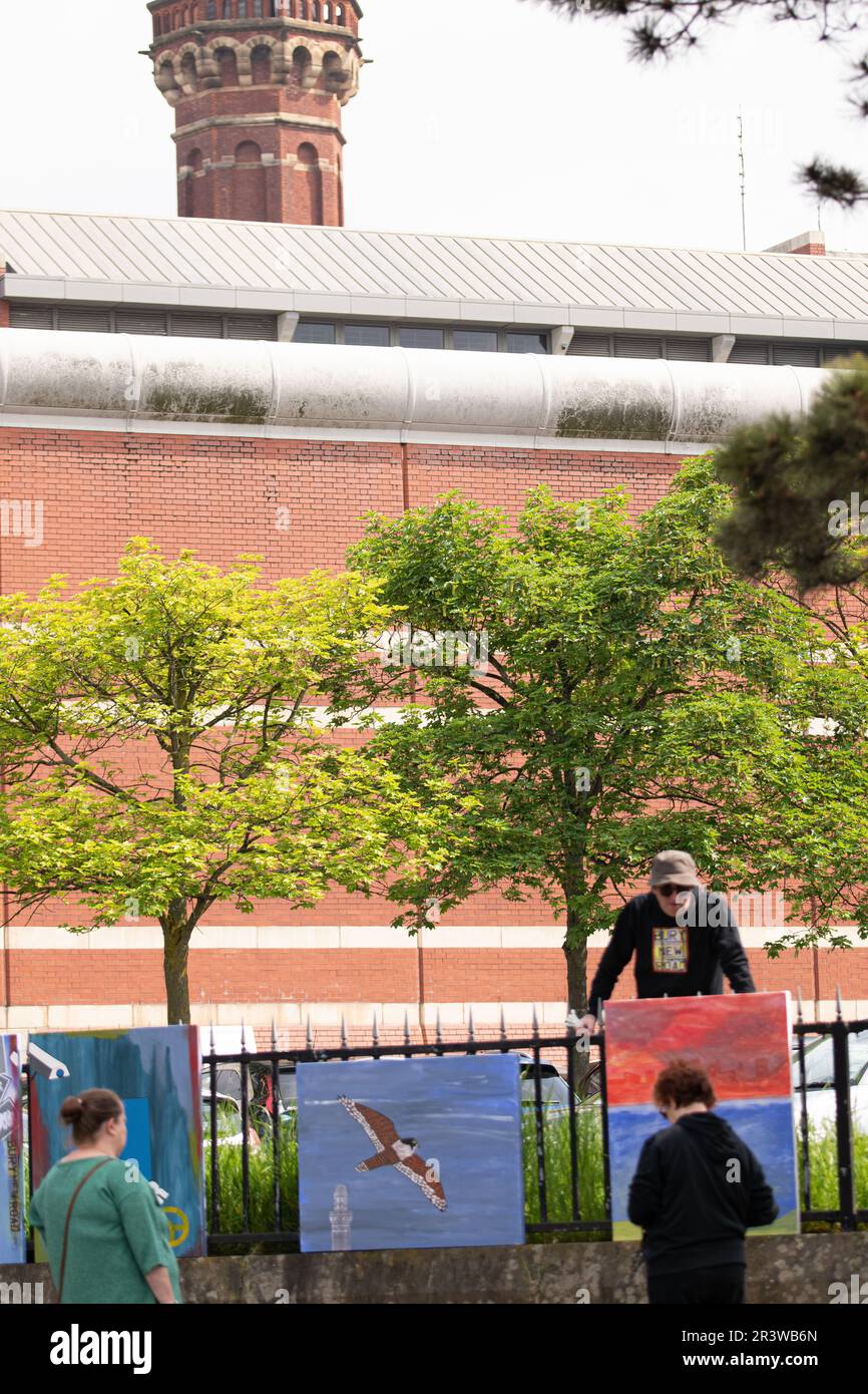 Manchester UK. 23 May 2023 Strangeways (HM Prison Manchester) Prisoners ...