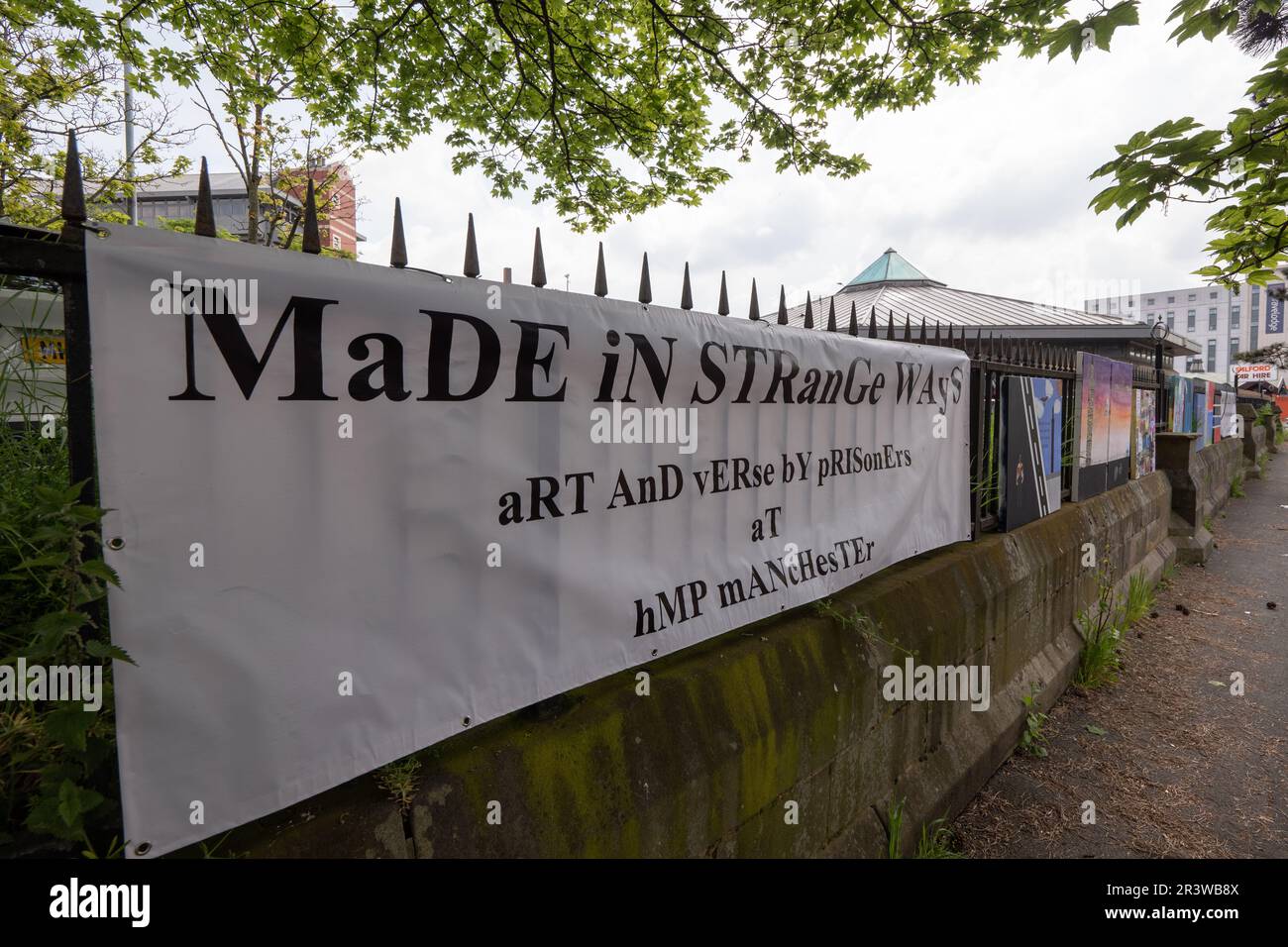 Manchester UK. 23 May 2023 Prisoners art work at Strangeways (HM Prison ...