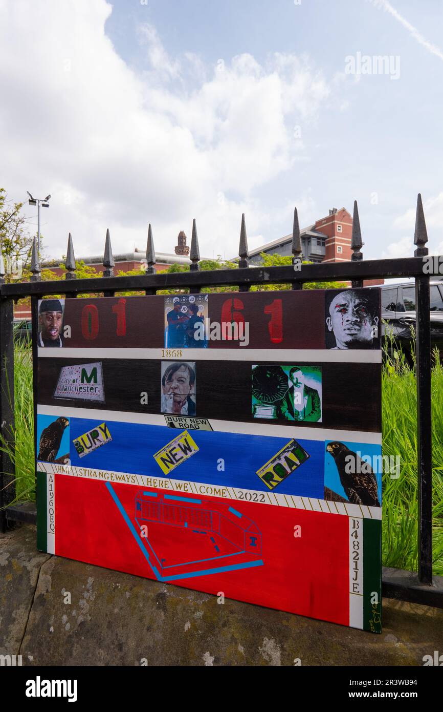 Manchester UK. 23 May 2023 Prisoners art work at Strangeways (HM Prison ...