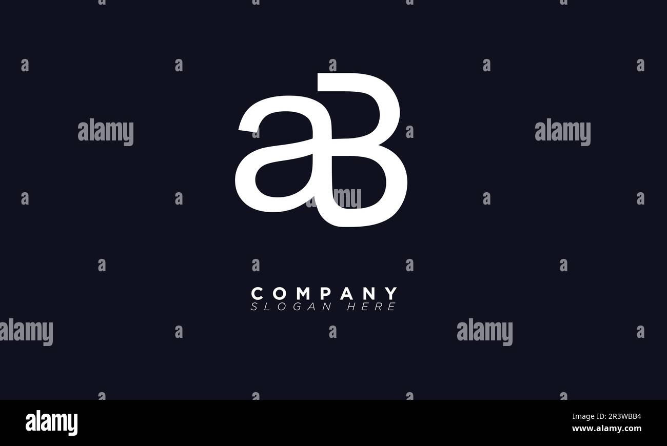 AB Alphabet letters Initials Monogram logo Stock Vector Image & Art - Alamy